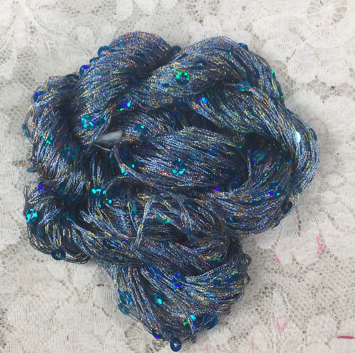 Sequined Yarn 75 yds Assorted Colors – Sweet Horse Design Co